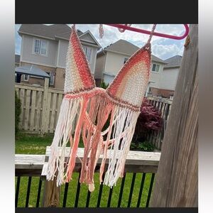 Hand Crafted | Tops | Crochet Boho Festival Top | Poshmark